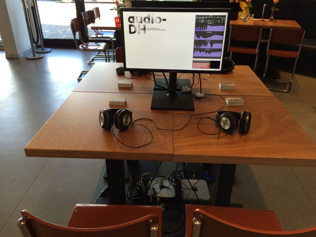 audio-DH | listening station at TodaysArt - audio-DH